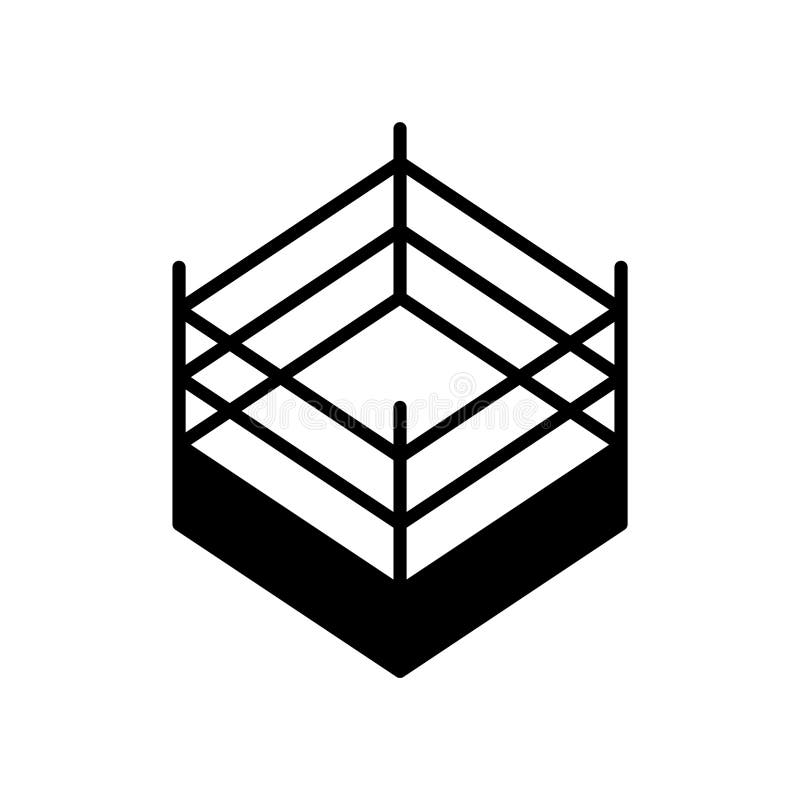 Boxing Ring Icon Vector Design Templates Simple and Modern Stock Vector ...