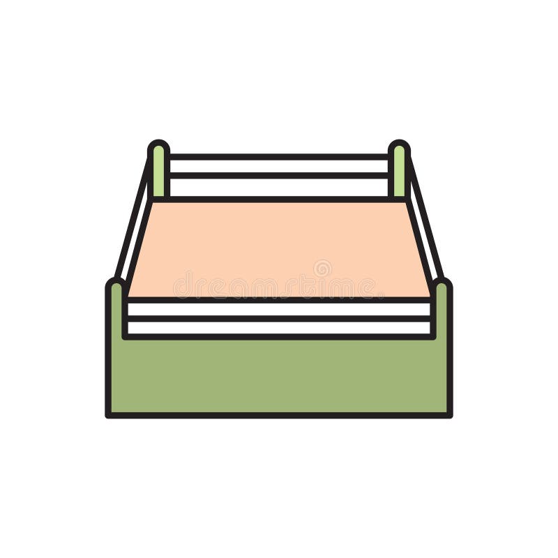 Boxing Ring Icon Vector Design Templates Simple and Modern Stock Vector ...