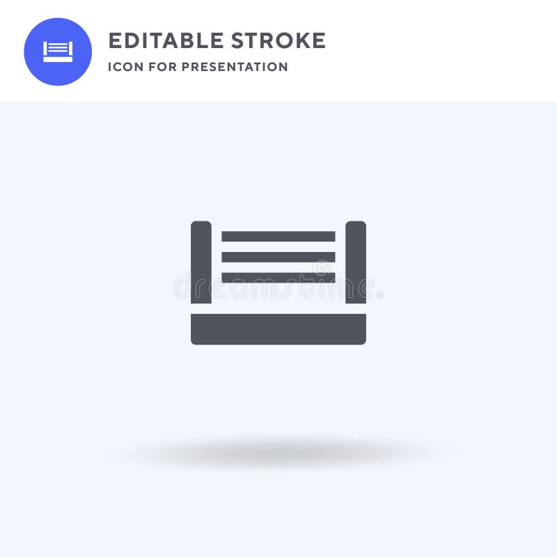 Boxing Ring Icon Vector, Filled Flat Sign, Solid Pictogram Isolated on ...