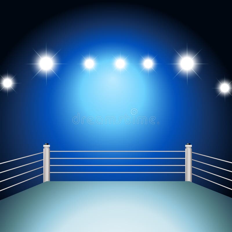 Boxing Ring stock vector. Illustration of fitness, dare - 1408855