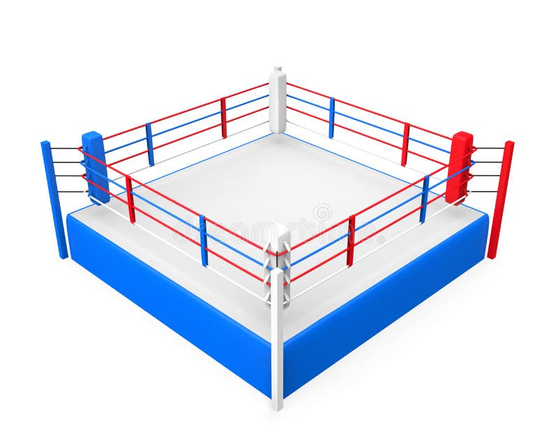 Classic Vintage Boxing Ring Corner Stock Illustration - Illustration of ...