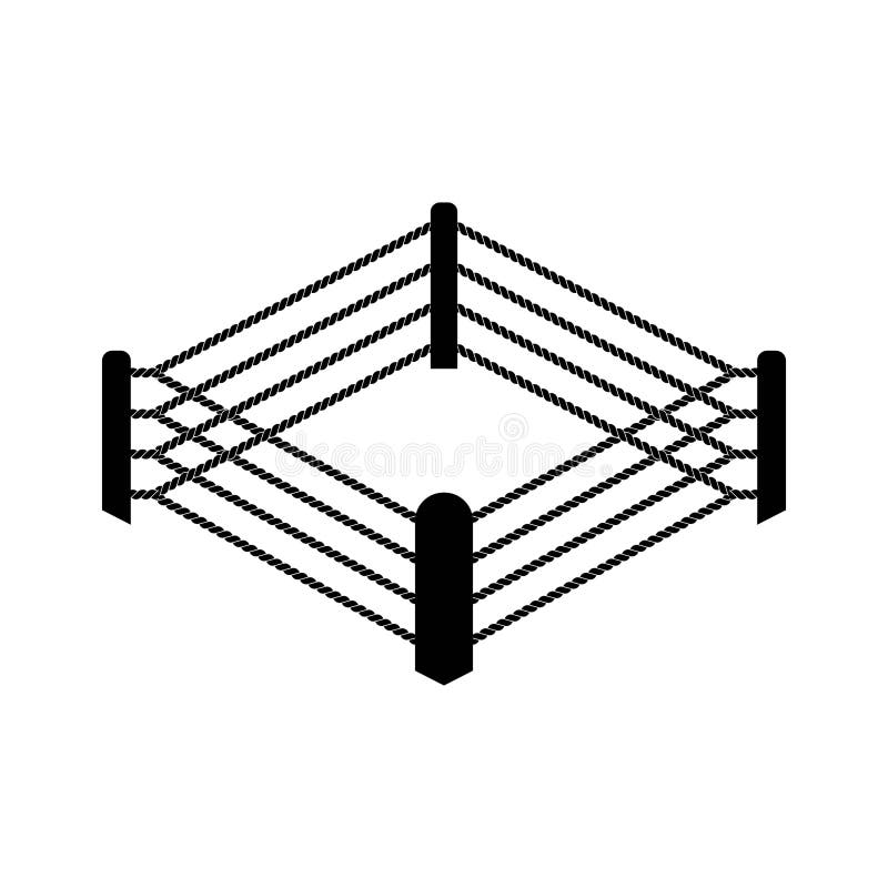 Boxing Ring Logo,icon Vector Illustration Design Stock Illustration ...