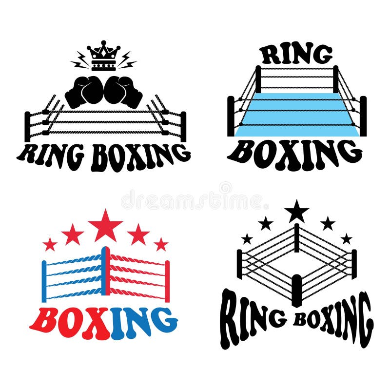 Boxing Ring Logo,icon Vector Illustration Design Stock Illustration ...