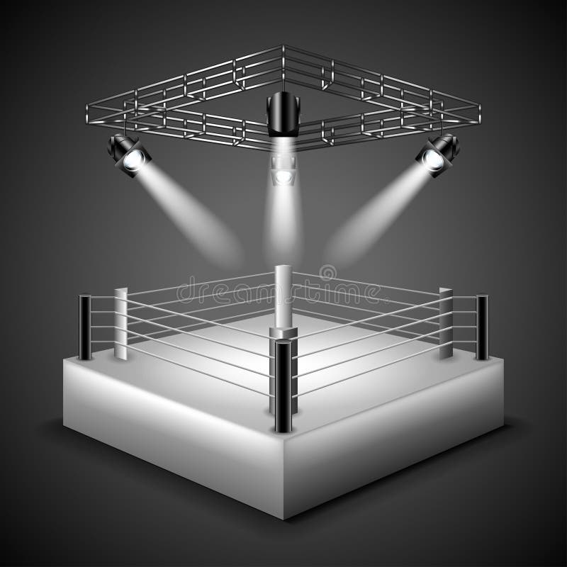 Boxing Ring Top View Stock Illustrations – 122 Boxing Ring Top View ...