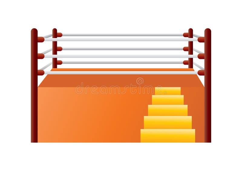 Boxing Ring. Vector Illustration Decorative Design Stock Vector ...