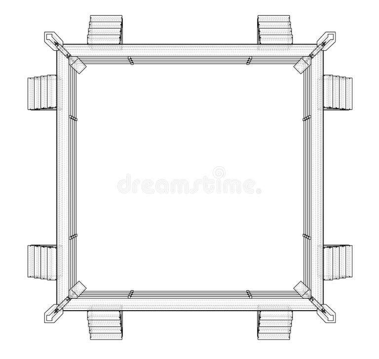Boxing Ring Frame Stock Illustrations – 115 Boxing Ring Frame Stock ...
