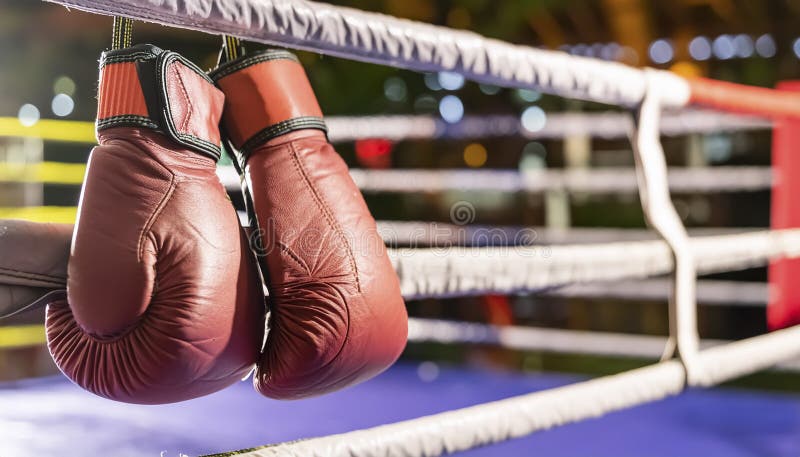 Boxing scenery stock illustration. Illustration of handtohand - 318060345