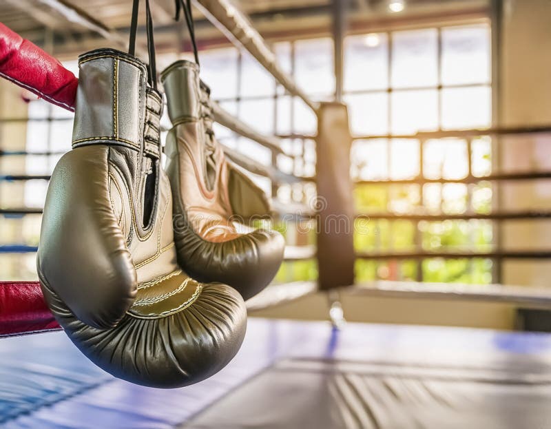 Boxing scenery stock illustration. Illustration of pugilism - 323991956