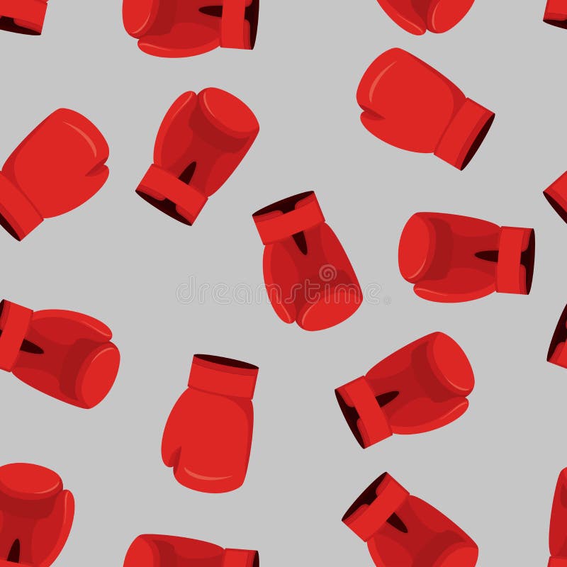 Boxing Seamless Pattern Set Stock Vector - Illustration of flyer ...