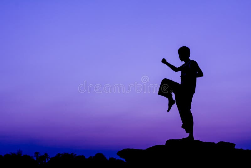Meditation silhouette stock photo. Image of sunrise, twilight - 17720168