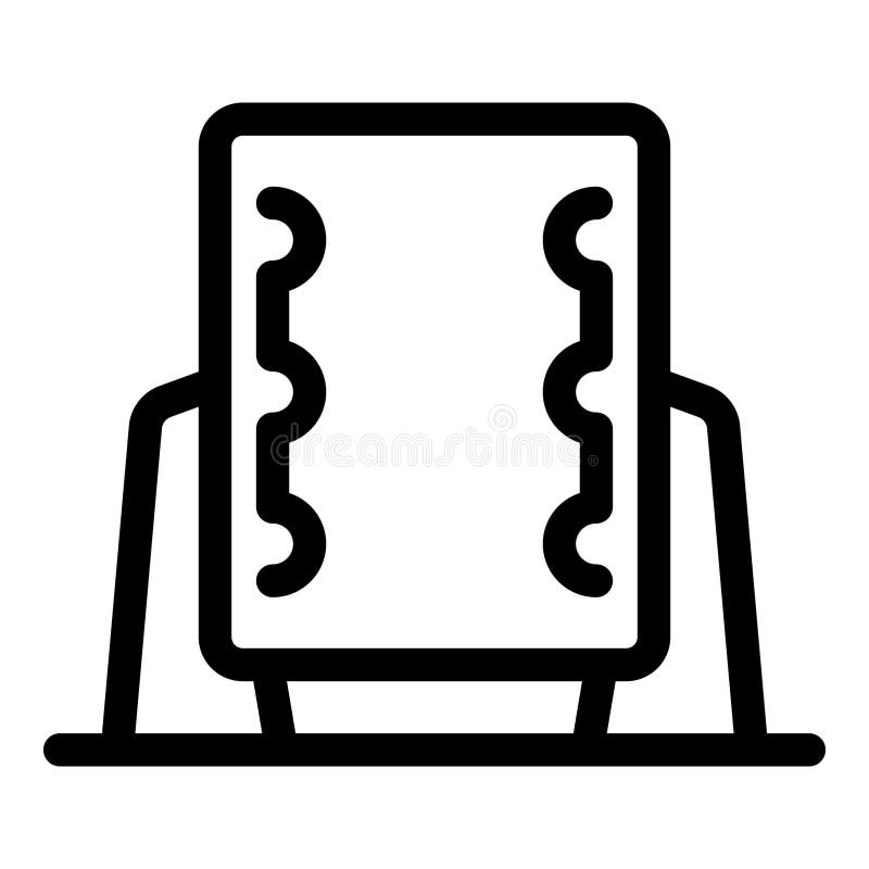 Boxing Speed Bag Hanging on Gym Wall Icon Vector Outline Stock Vector ...