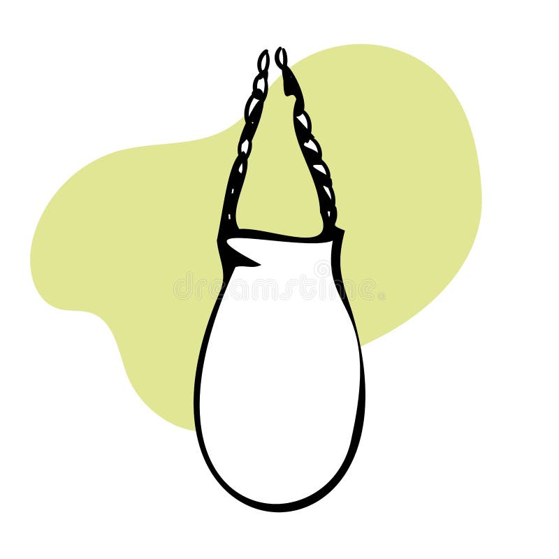 Boxing Speed Bag,boxing Punching Bag Vector Flat Design. Stock Vector ...