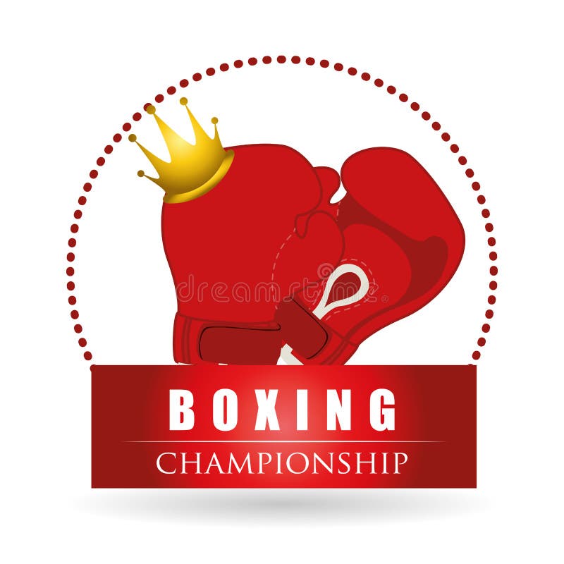 King boxing emblem stock vector. Illustration of competition - 26088291