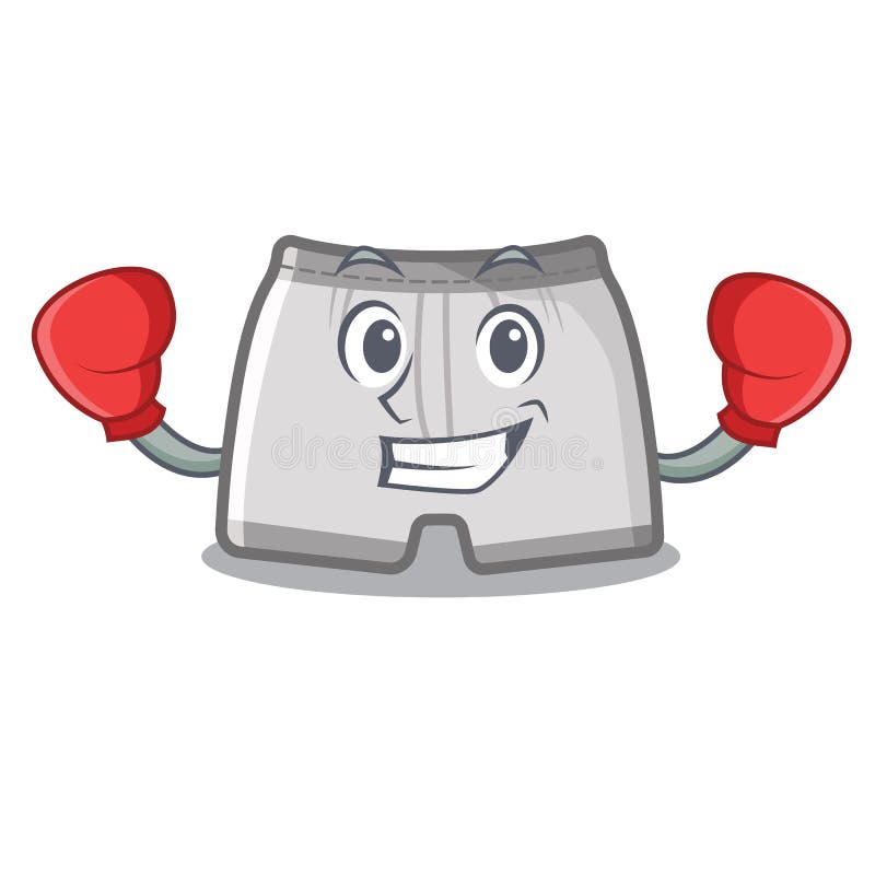 Boxing Swimming Trunks in the Cartoon Shape Stock Vector - Illustration ...