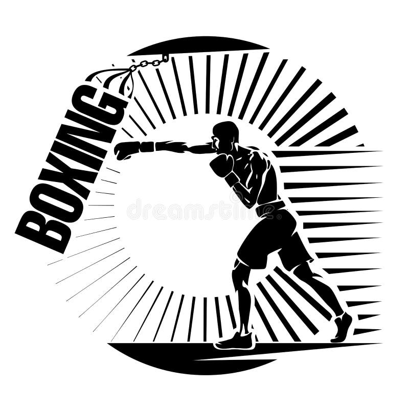 Boxing training stock illustration. Illustration of effort - 17244292