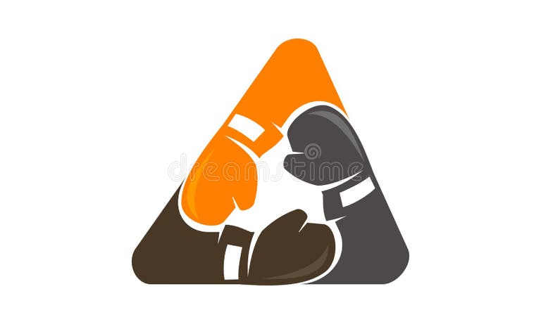 Boxing Triangle Union stock vector. Illustration of design - 105037324