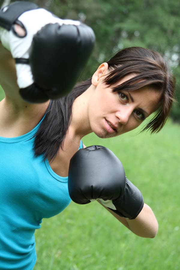 Boxing woman stock photo. Image of sports, freshness - 14632024