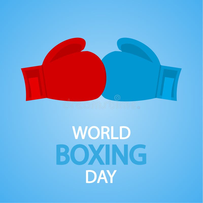 Boxing World Day gloves stock vector. Illustration of face - 323515687