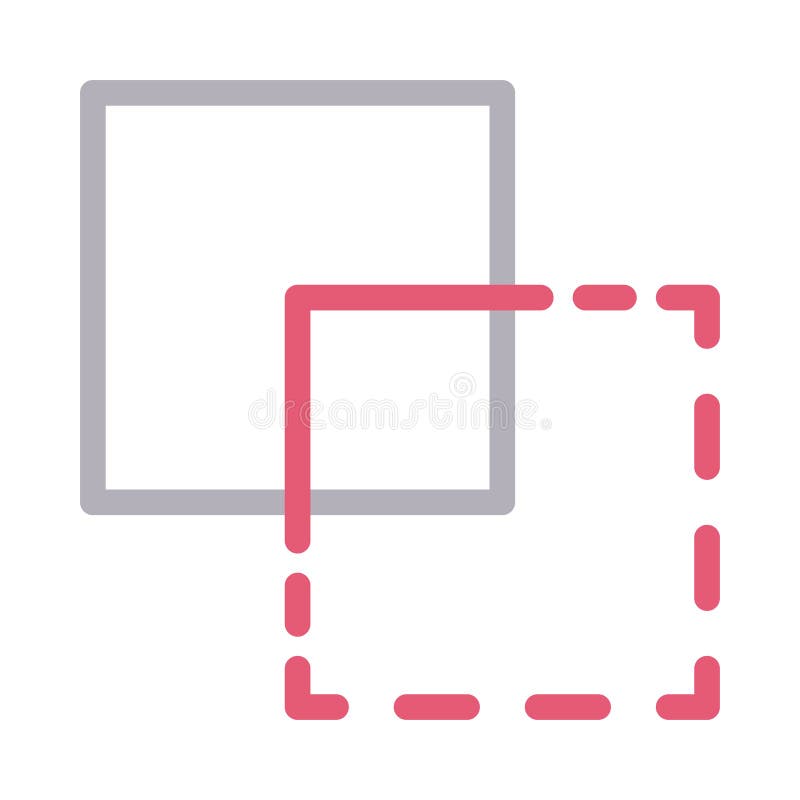 Boxshape Vector Color Line Icon Stock Illustration - Illustration of ...