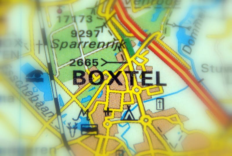 Boxtel, the Netherlands - Europe Stock Photo - Image of cartography ...