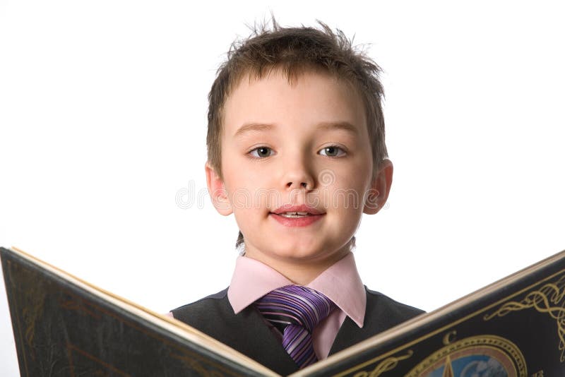 Boy stock image. Image of head, education, diligent, isolated - 12688229