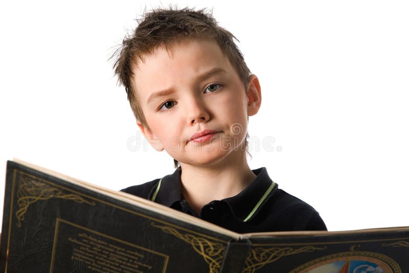 Boy stock image. Image of head, education, diligent, isolated - 12688229