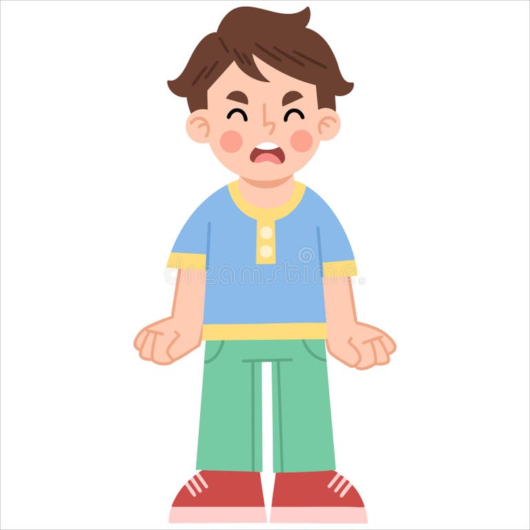 Cartoon Screaming Boy Stock Illustrations – 1,536 Cartoon Screaming Boy ...