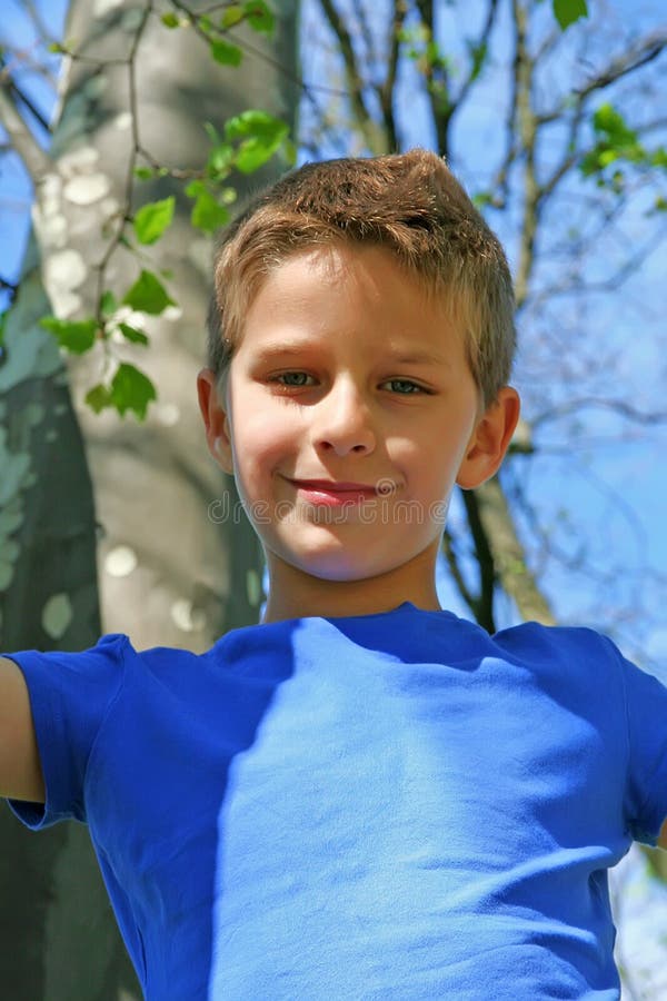 Big Eyed Boy stock photo. Image of brunette, sweet, brown - 6115752