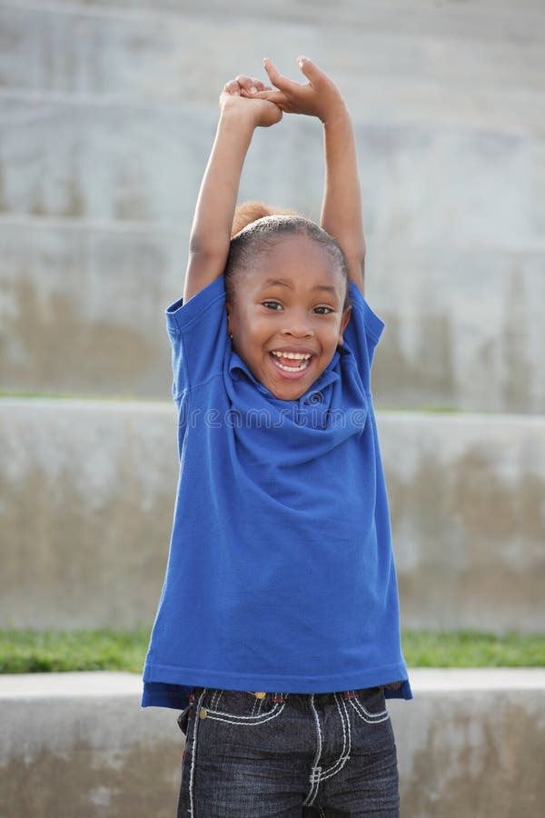Child with Arms Outstretched Stock Image - Image of beauty, tada: 22809679