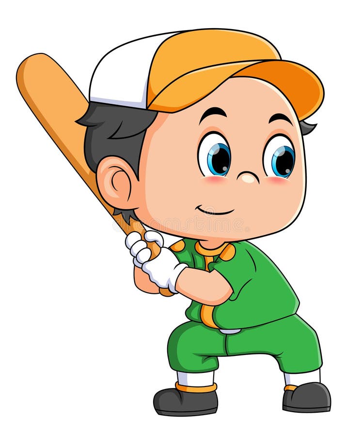 Baseball Batter Hitting Cartoon Stock Illustrations – 304 Baseball ...
