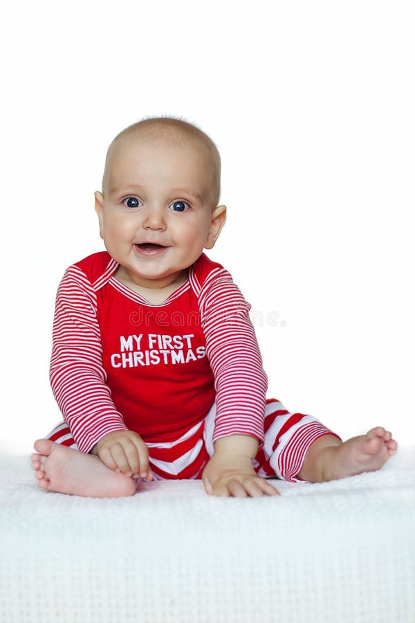 Boy as Santa Claus stock photo. Image of smile, gold - 26883798