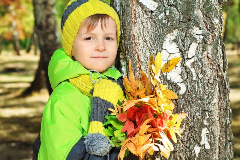 Boy And Autumn Picture. Image: 16445146