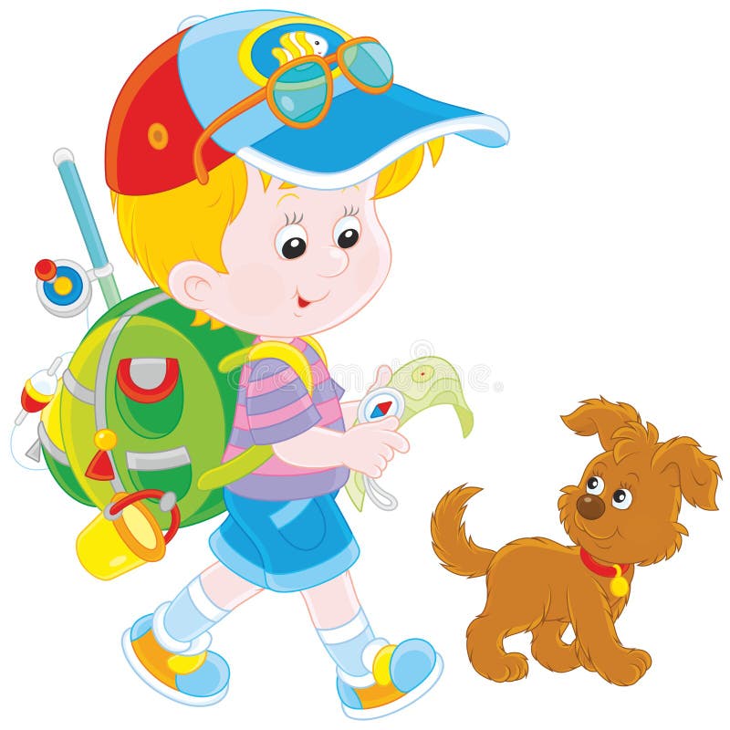 Dog Backpacker Stock Illustrations – 479 Dog Backpacker Stock ...