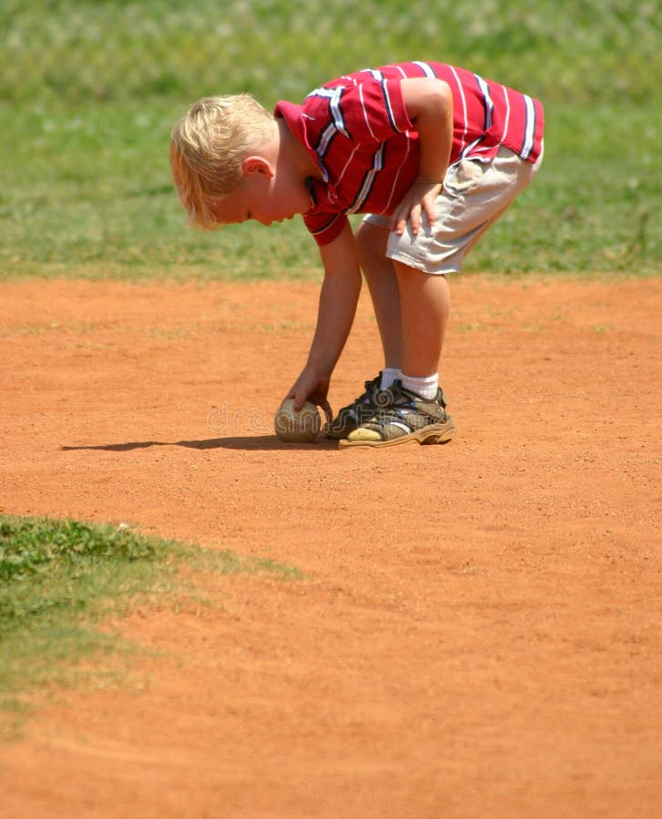 Boy with baseball stock image. Image of summer, sandals - 20922383