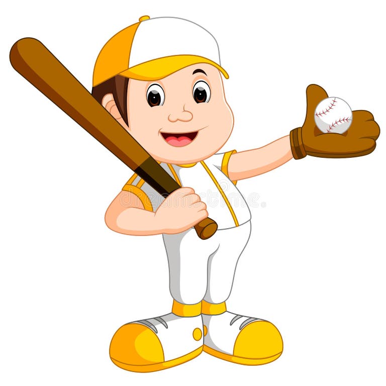 Baseball Player Clipart Stock Illustrations – 1,336 Baseball Player ...