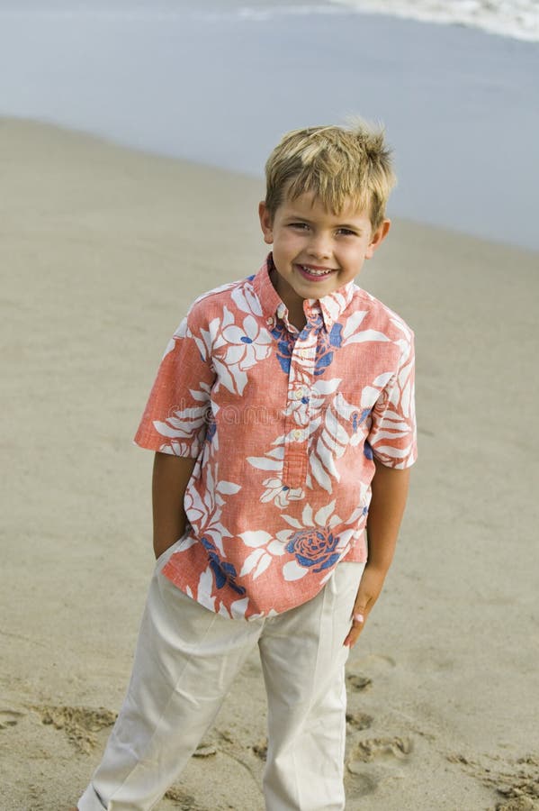 Boy on Beach stock image. Image of clothing, outdoors - 30840995