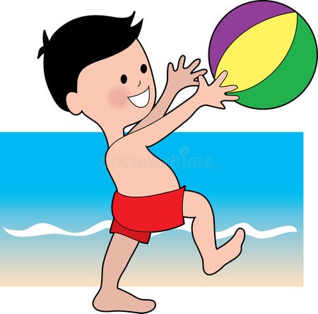 Boy Beach Bal Stock Illustrations – 1 Boy Beach Bal Stock Illustrations ...