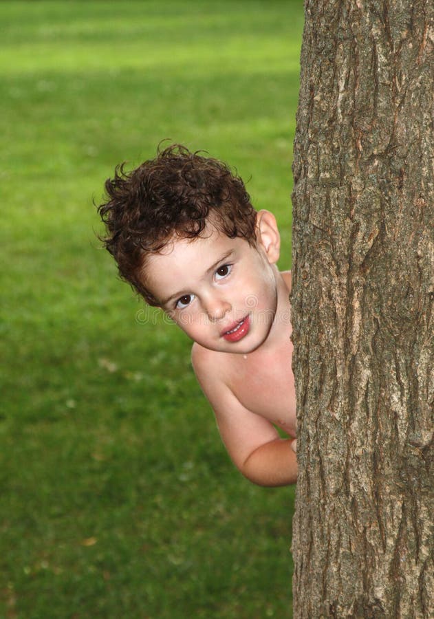 269 Boy Hiding Behind Tree Stock Photos - Free & Royalty-Free Stock ...