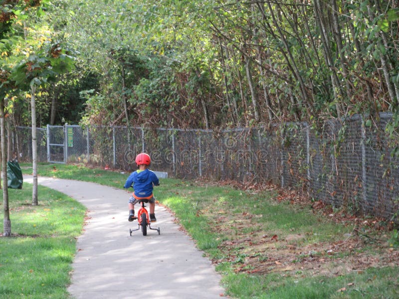 Boy Bike Riding in the Fall Stock Image - Image of bike, leafs: 159567487