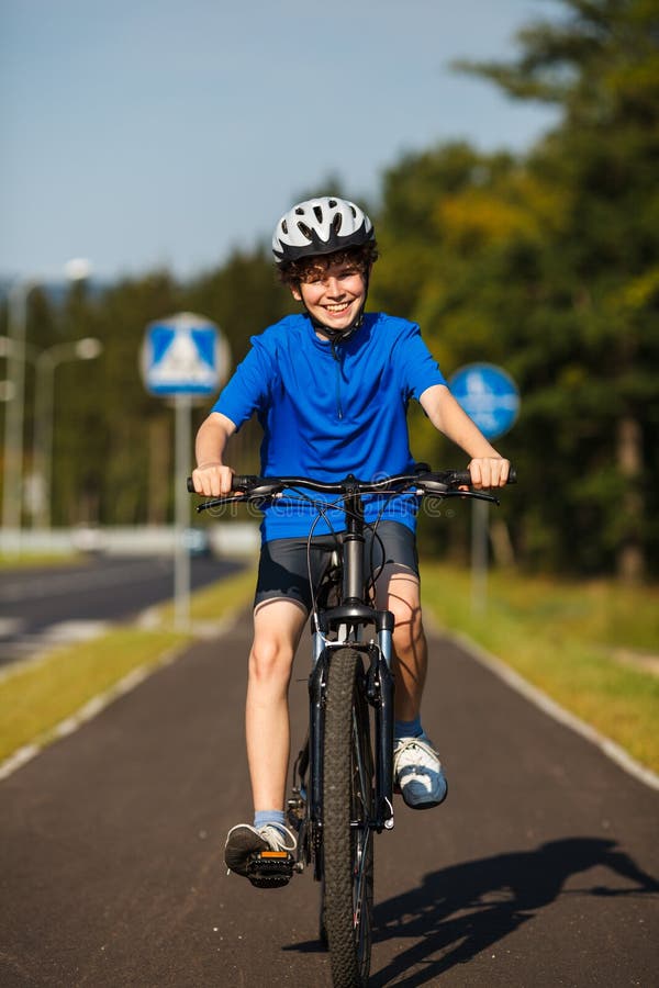 Boy biking stock photo. Image of people, lane, biking - 37018098
