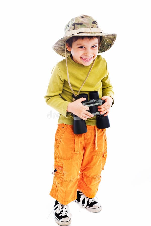 Kids Binoculars stock image. Image of observe, metal - 17906193
