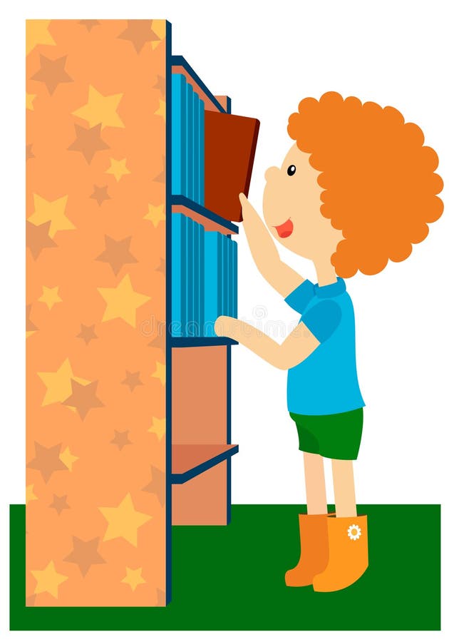 Put Away Books Clipart