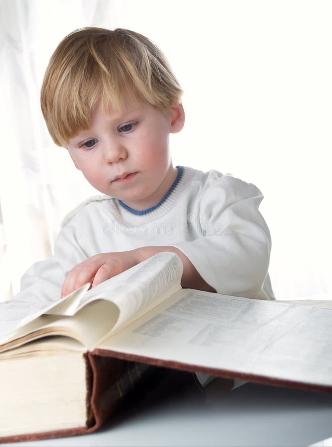 The Boy With The Book Picture. Image: 8208689