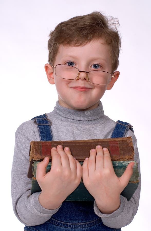 Boy And Books Picture. Image: 20241959