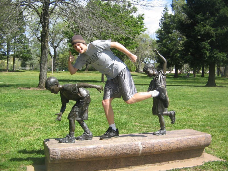 Two Boys Statue in Vigeland Park, Oslo Editorial Stock Image - Image of ...