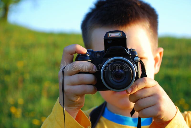 Digital Video Camera (Front-Side View) Stock Image - Image of capture ...