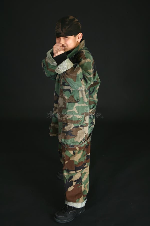 Boy In Camo Picture. Image: 4031911