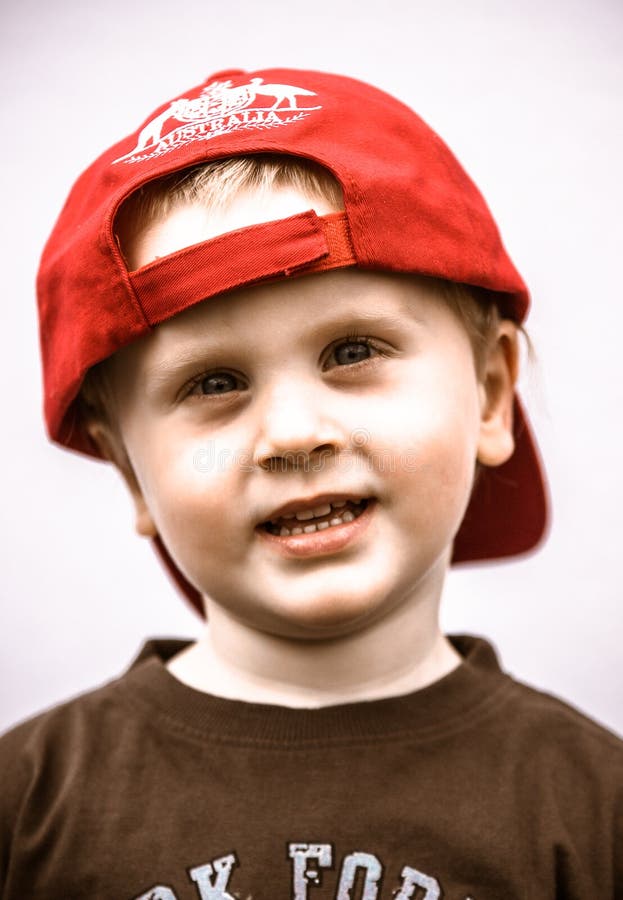 Boy Red Cap Backwards Stock Photos - Free & Royalty-Free Stock Photos ...