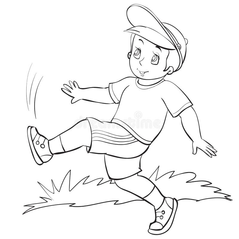 Boy Walks Stock Illustrations – 560 Boy Walks Stock Illustrations ...