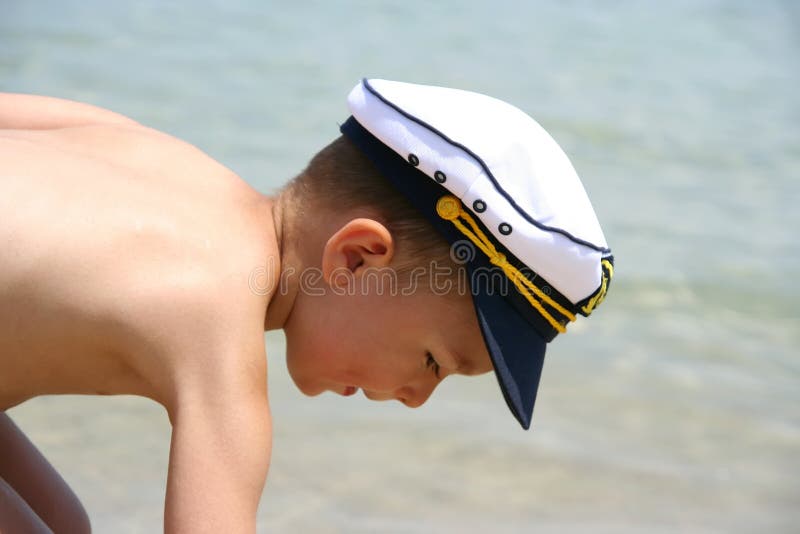 Boy Captain stock image. Image of funny, nice, people - 59681201